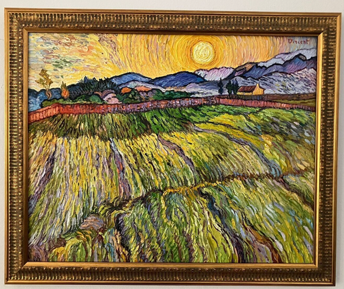 Nice Vincent Van Gogh. Framed, oil on canvas. | eBay