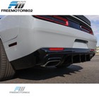 Fits 15-23 Dodge Challenger IKON V1 Style Rear Bumper Diffuser Gloss ...