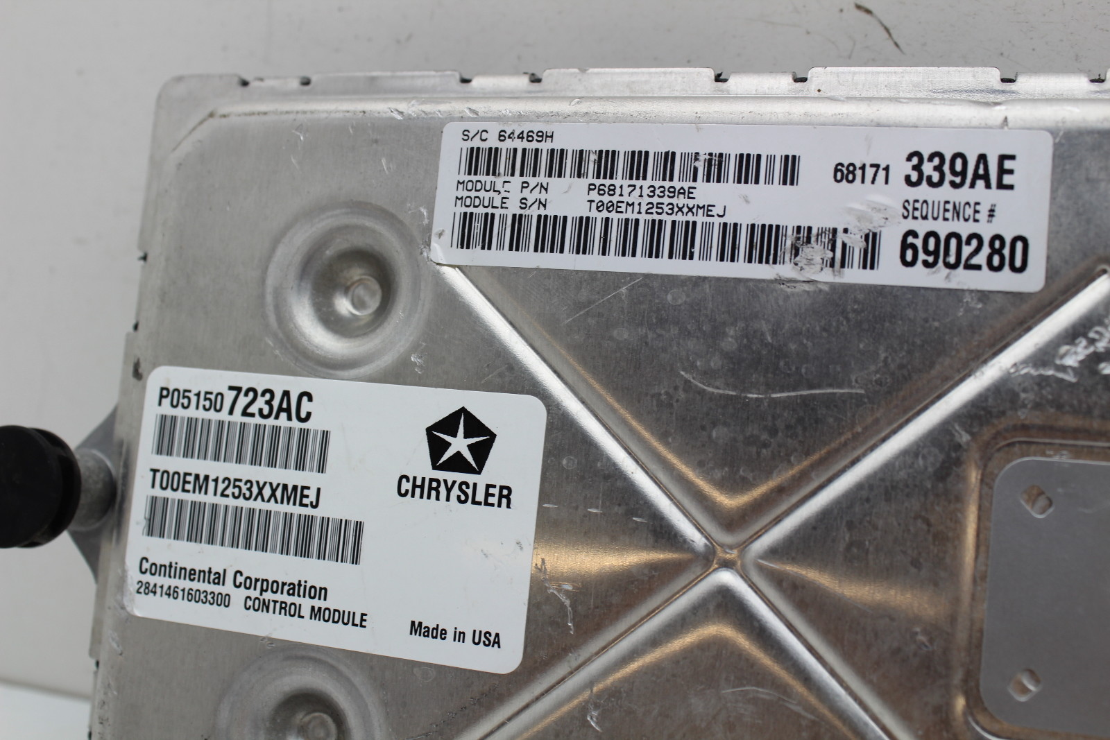 13 Dodge Charger P05150723AC Computer Brain Engine Control ECU ECM EBX ...