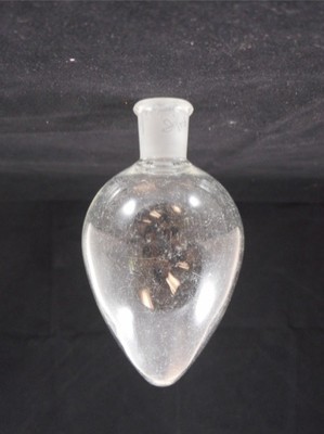 Laboratory Glass 100mL Heavy Wall Round Bottom Pear-Shaped Flask 14/20 ...
