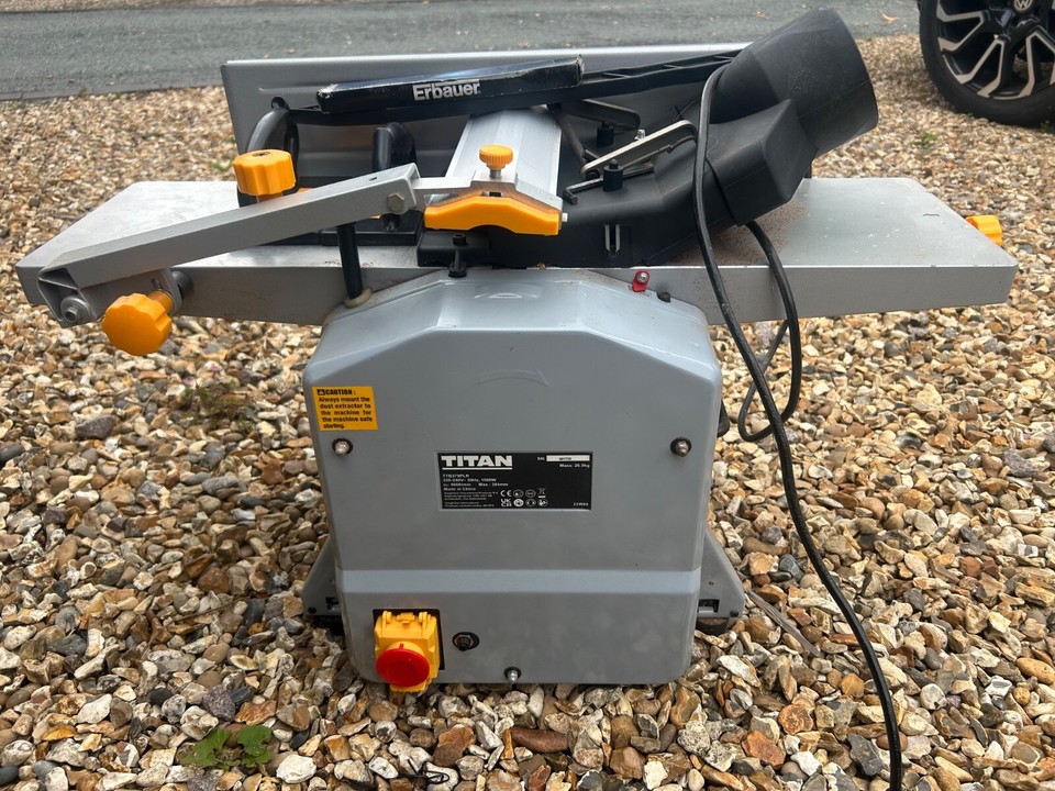 TITAN TTB579PLN 204MM ELECTRIC PLANER THICKNESSER (Collection on person ...
