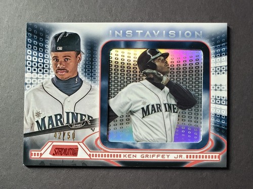 2021 Topps Stadium Club KEN GRIFFEY JR Instavision Red Foil SP #42/50 ...