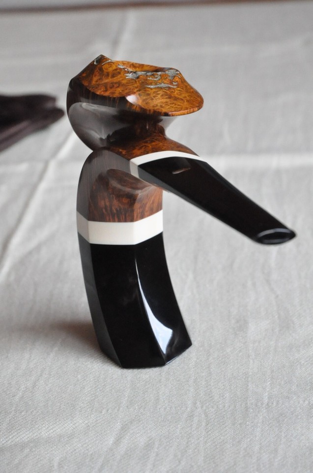 Hiroyuki Tokutomi Pipe - Cavalier Mushroom Hiro Grade Bo Nordh Briar ...