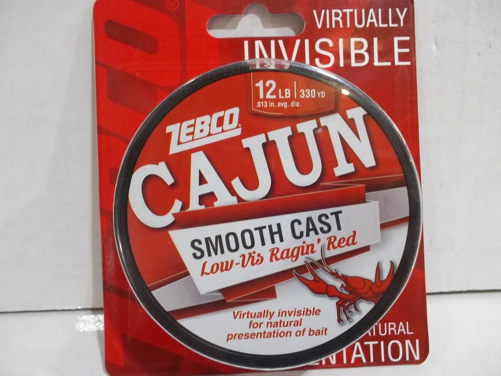 Zebco Cajun fishing line Ragin Red color 330 yard spools Choose your ...