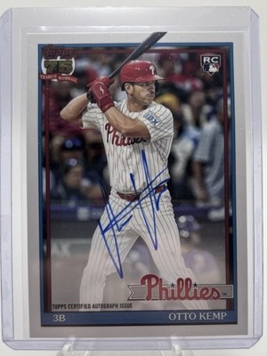 2026 Topps Series 1 Otto Kemp Rookie RC 1991 On Card Auto #91A-OTT ...