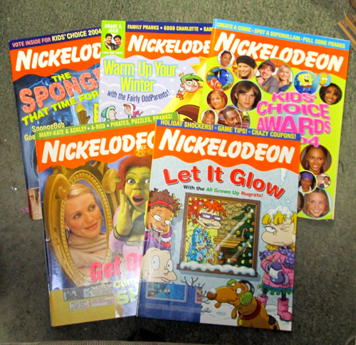 LOT OF 5 2004 Vintage Nickelodeon Magazines | eBay