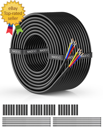 18 Gauge Wire 4 Conductor Wire Tinned Copper Low Voltage 12V Flexible ...