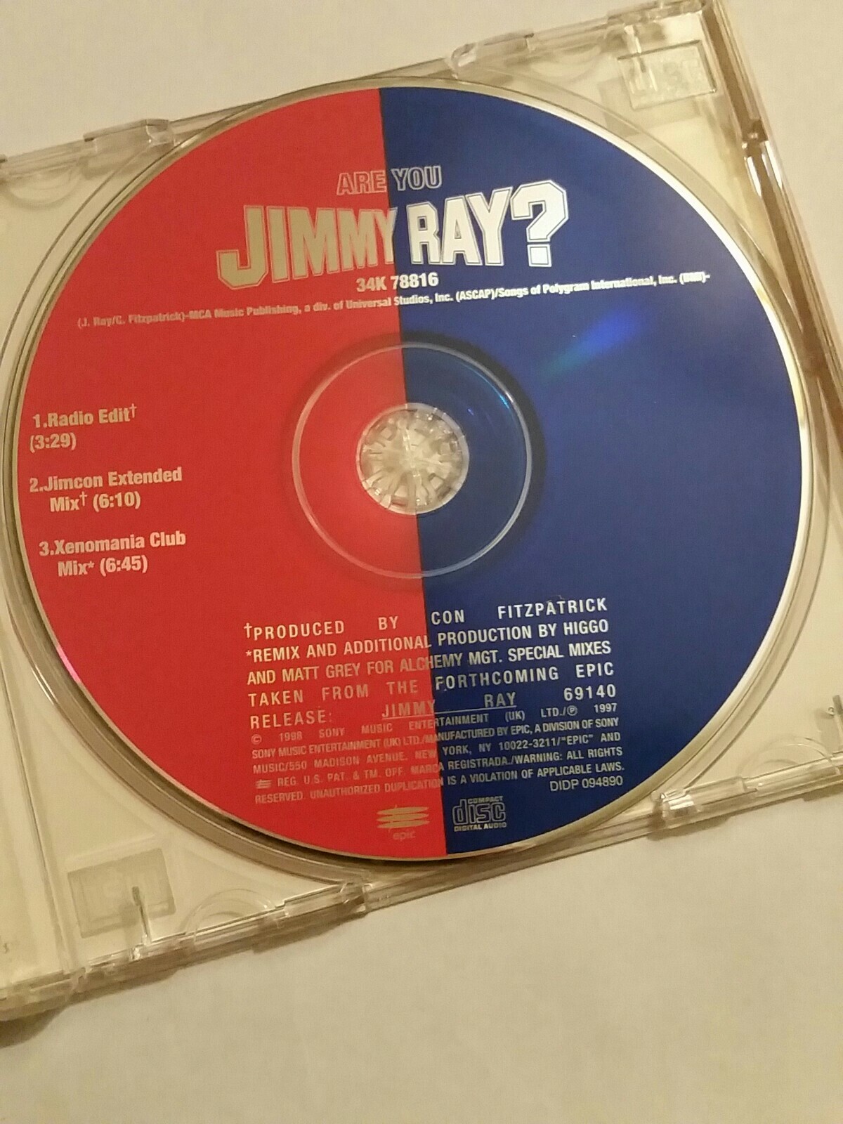 Jimmy Ray are you Jimmy Ray (CD,1997) | eBay