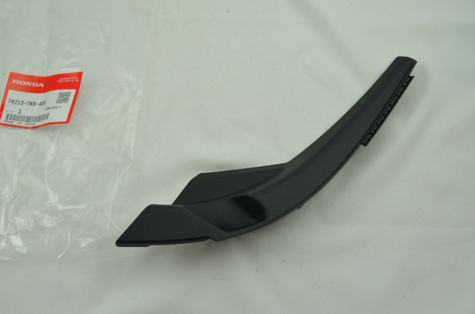 Genuine Honda Driver (Left) Side Hood Hinge Cover 74212-TK6-A00 | Black ...