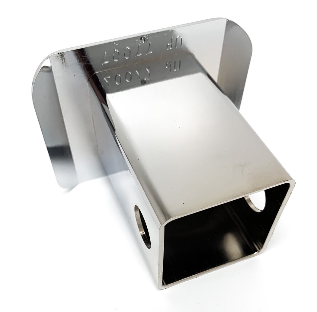 Blank Chrome Plastic Trailer Tow Hitch Plug Cover - For 2'' Hitch ...