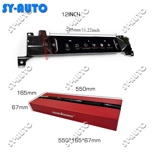 Ferrari 458 Passenger Carplay Android Auto Carbon Frame 12in Display ...