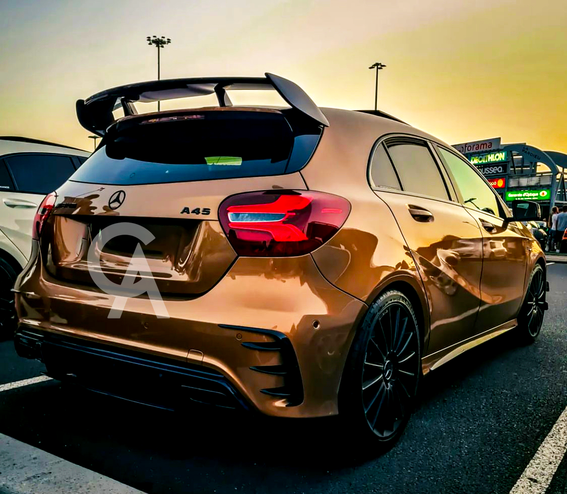 Mercedes A Class W176 Quality Gloss Black A45 AMG Style Aero Roof ...