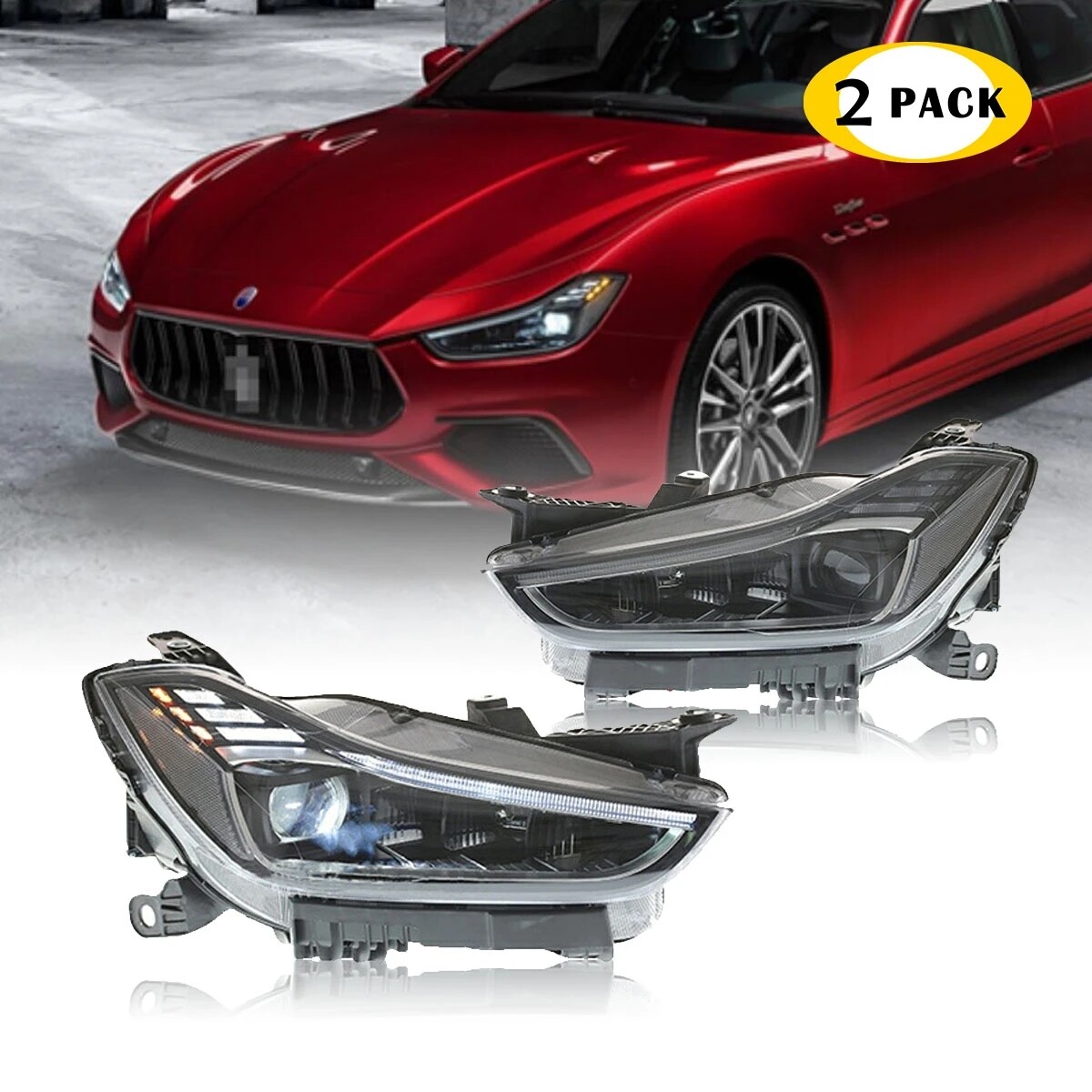 2016 Maserati Ghibli Headlight Brightness