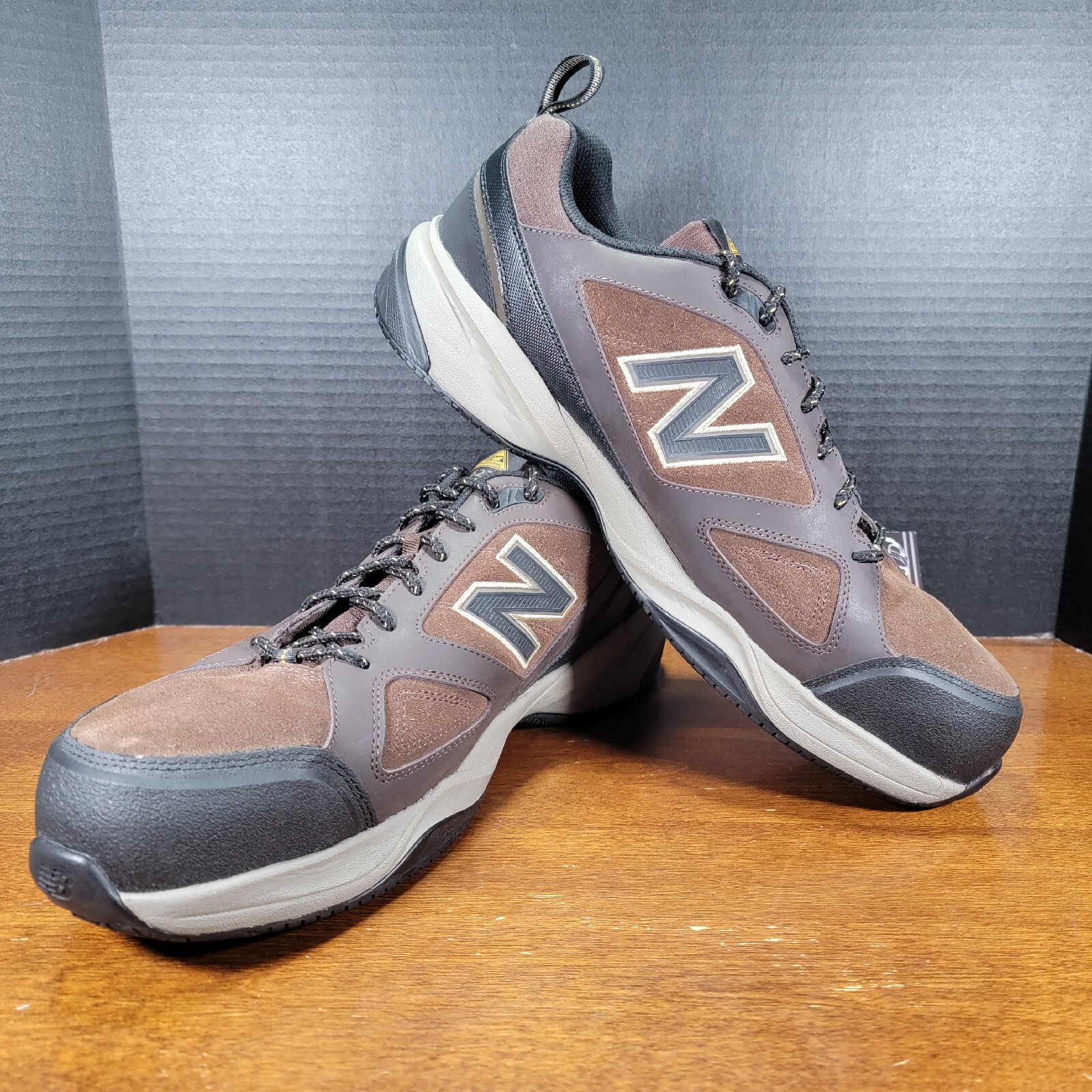New Balance Men's Steel Toe 627 V2 Industrial Shoe Size 17 Brown/Black ...