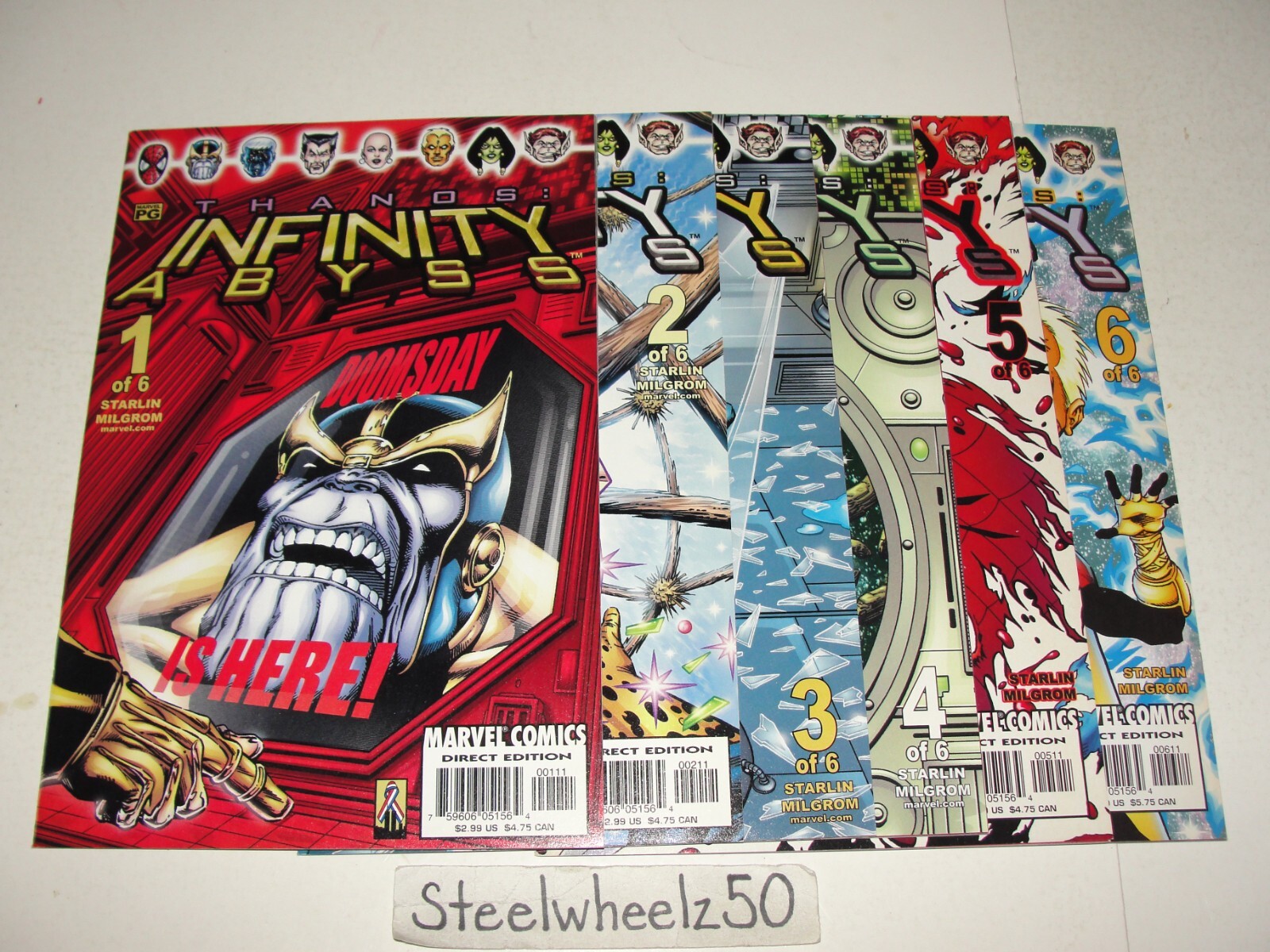 Infinity Abyss #1-6 Comic Lot 2002 2 3 4 5 COMPLETE Thanos Warlock Jim Starlin | eBay