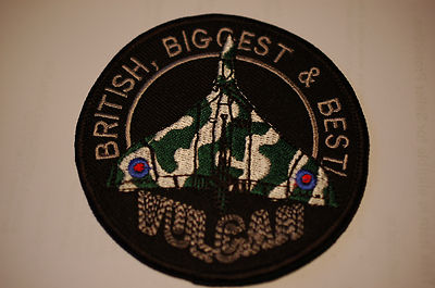 Vulcan Bomber - 90mm Sew on Patch No384 | eBay