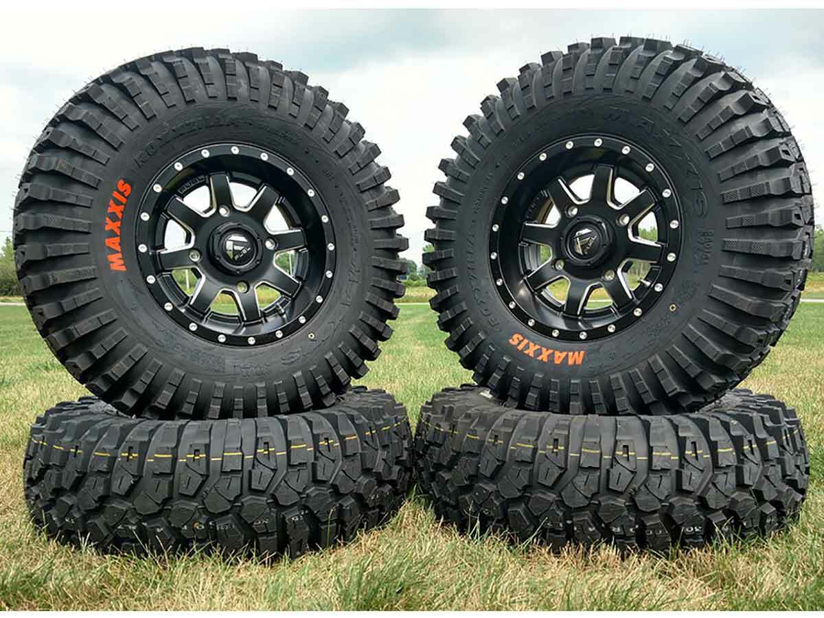 Full set of Maxxis Roxxzilla Competition compound 8ply 32x10-15 ATV UTV ...