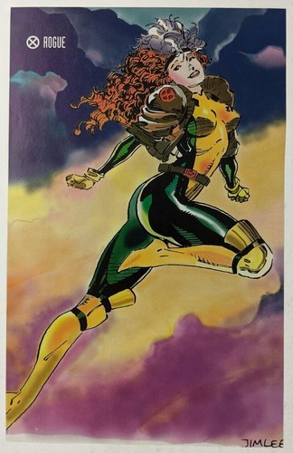 Rogue Lockheed X-Men Trading Cards Comic Poster Art Pin-Up Original Jim ...
