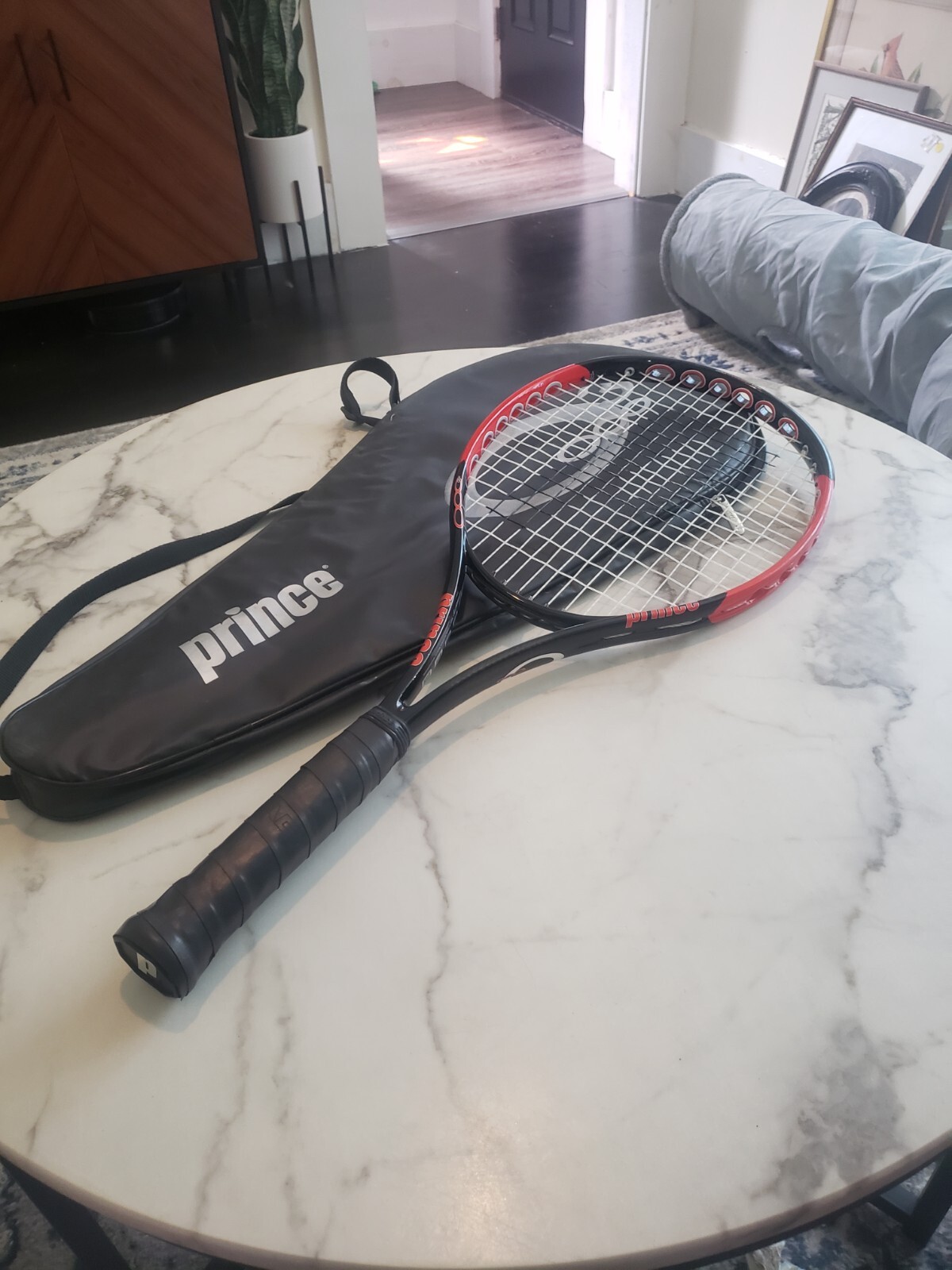 Prince 03 O3 Hybrid Orange Over Size 110" 5" Tennis Racquet. Lite Use ...