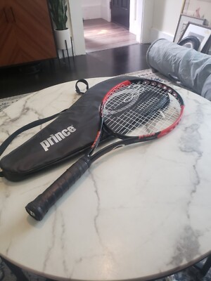 Prince 03 O3 Hybrid Orange Over Size 110" 5" Tennis Racquet. Lite Use ...