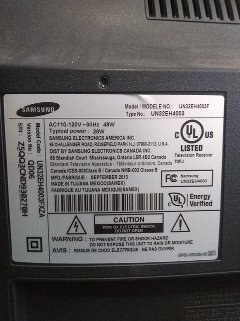 Samsung UN32EH4003 32" 720p 60Hz LED TV for sale online | eBay