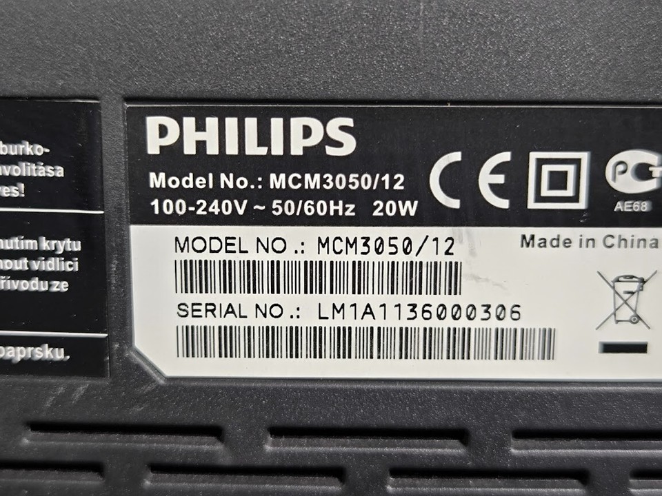 Philips MCM3050/12 Micro Music System - Used, Fully Functional | eBay