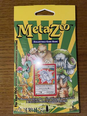 Metazoo Wildernes 1st Edition Hanger Box Containing 3 Booster Packs | eBay
