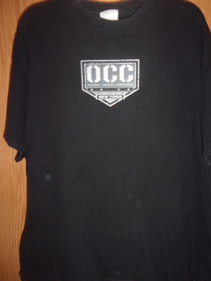 OCC Orange County Choppers New York black XL t shirt | eBay