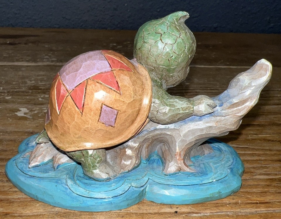 Jim Shore Mini Turtle on a Branch in Water Figurine 2” Tall | eBay
