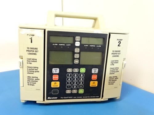 Baxter Flo-Gard 6301 Volumetric Dual Channel Infusion Pump | eBay