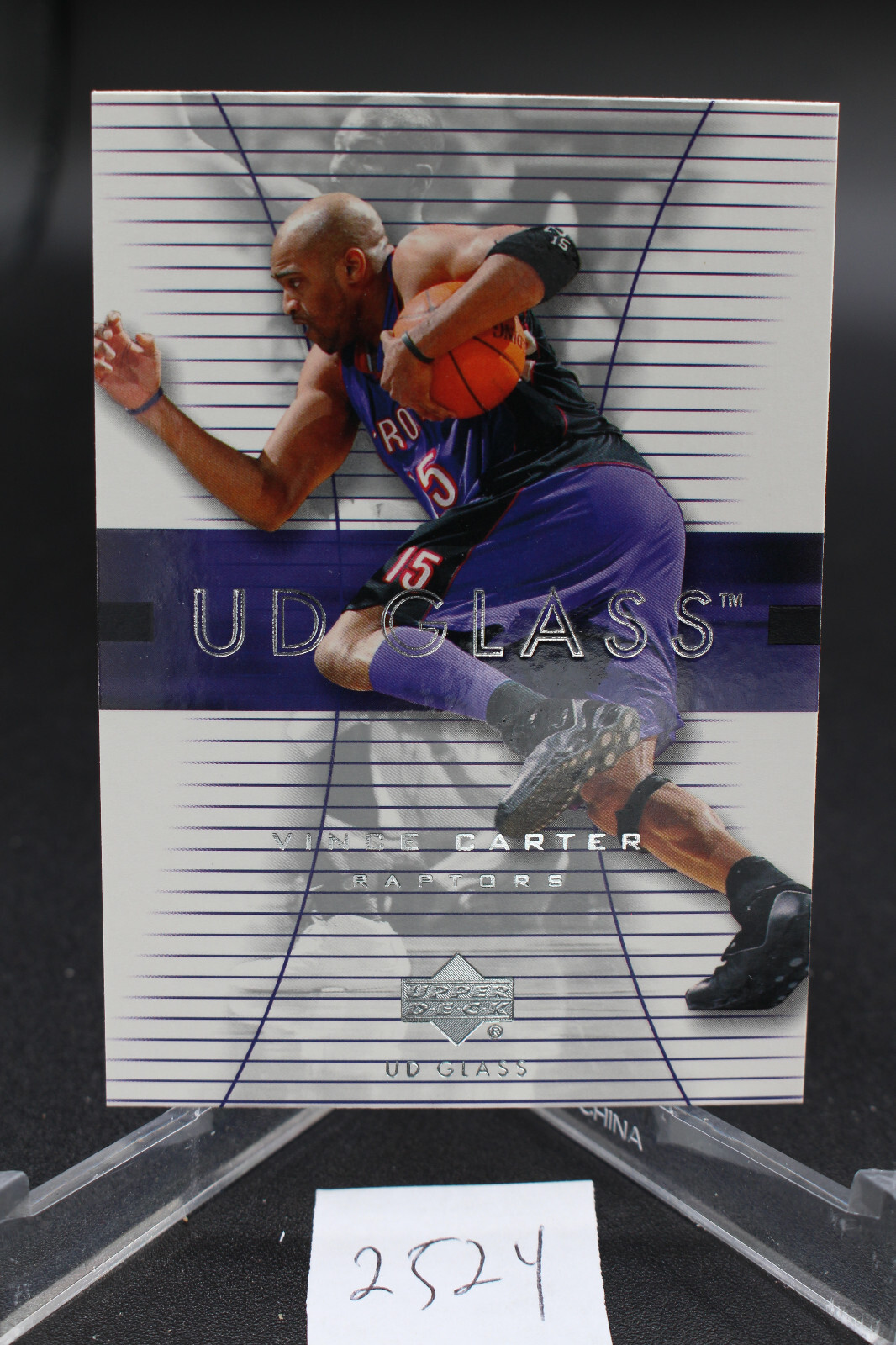 2003-04 Upper Deck UD Glass VINCE CARTER Card #55 TORONTO RAPTORS HOF ...
