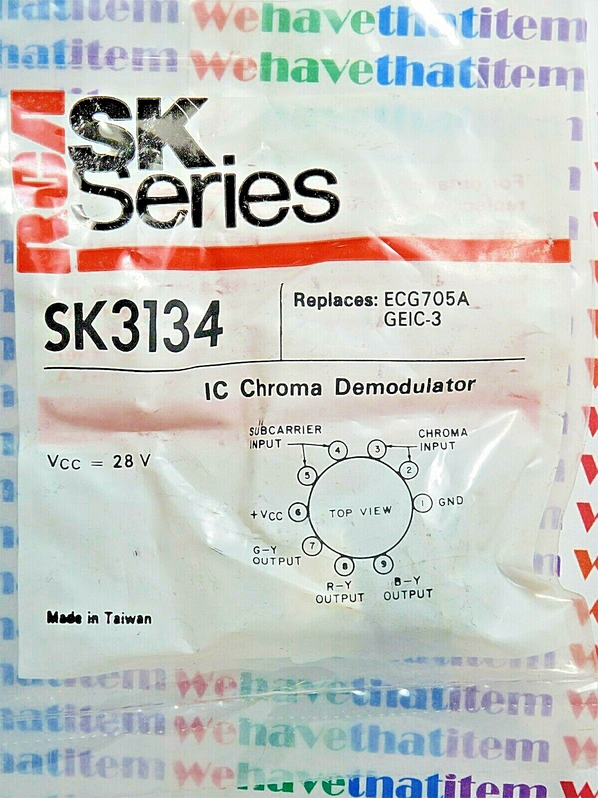 SK3134 / CROSSES TO ECG705A, NTE705 / IC / 9 PIN / 2 PIECES (qzty) | eBay