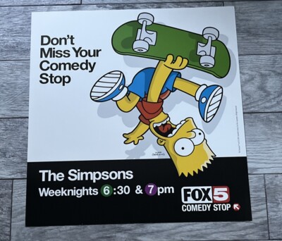 The Simpsons Bart Simpson 2005 Vintage NYC SUBWAY POSTER | eBay