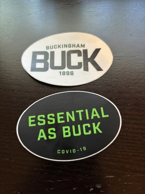 Buckingham Buck OEM 2PC STICKER SET | eBay
