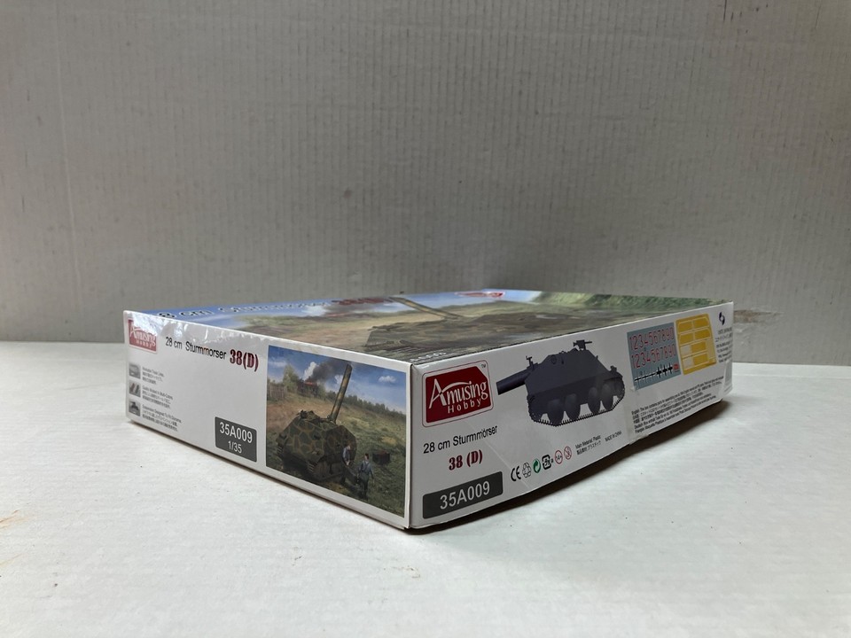 AMUSING HOBBY 1/35 SCALE 28 CM STURMMORSER 38D TANK MODEL KIT - SEALED ...
