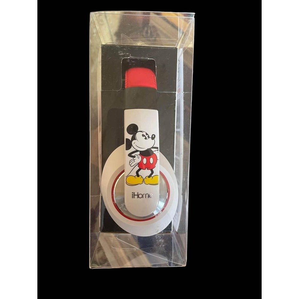 Rare Walt Disney iHome Mickey Mouse Comfort Music Headphone Red and ...