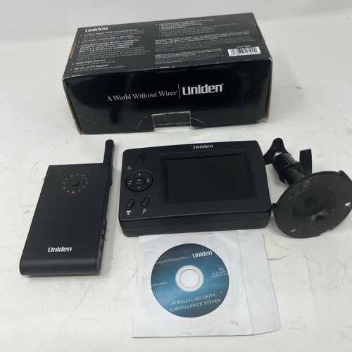 Uniden UDW-10003 Surveillance System Display Monitor & Security Camera ...