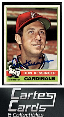 Don Kessinger 1976 O-Pee-Chee OPC #574 Cardinals TTM/IP Signed ...