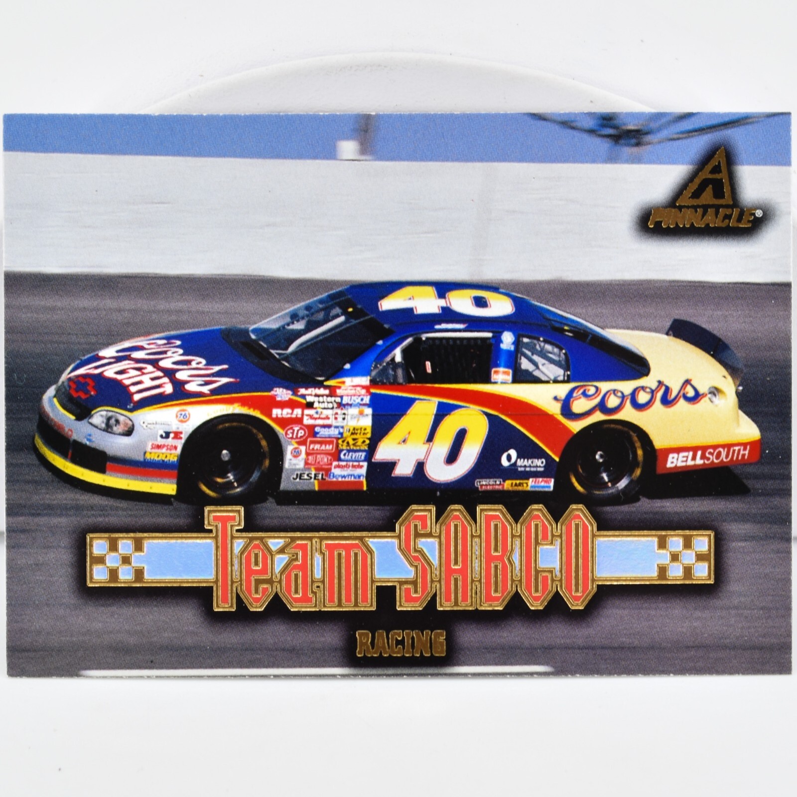 Vintage 1997 Team SABCO Racing Coors Car Robby Gordon Trading Card #43 ...