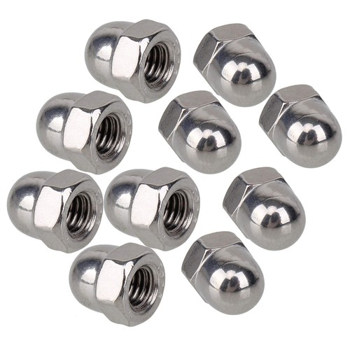 304 Stainless Steel Cap Acorn Hex Nut M6 Right Hand Threads Marine ...