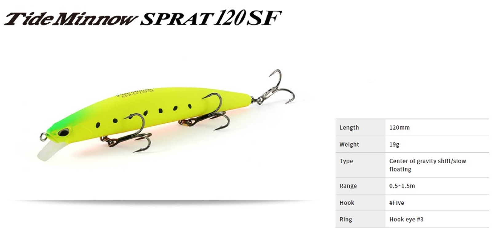 Duo Tide Minnow Sprat 120SF Floating Lure CRA3050 (5698) | eBay