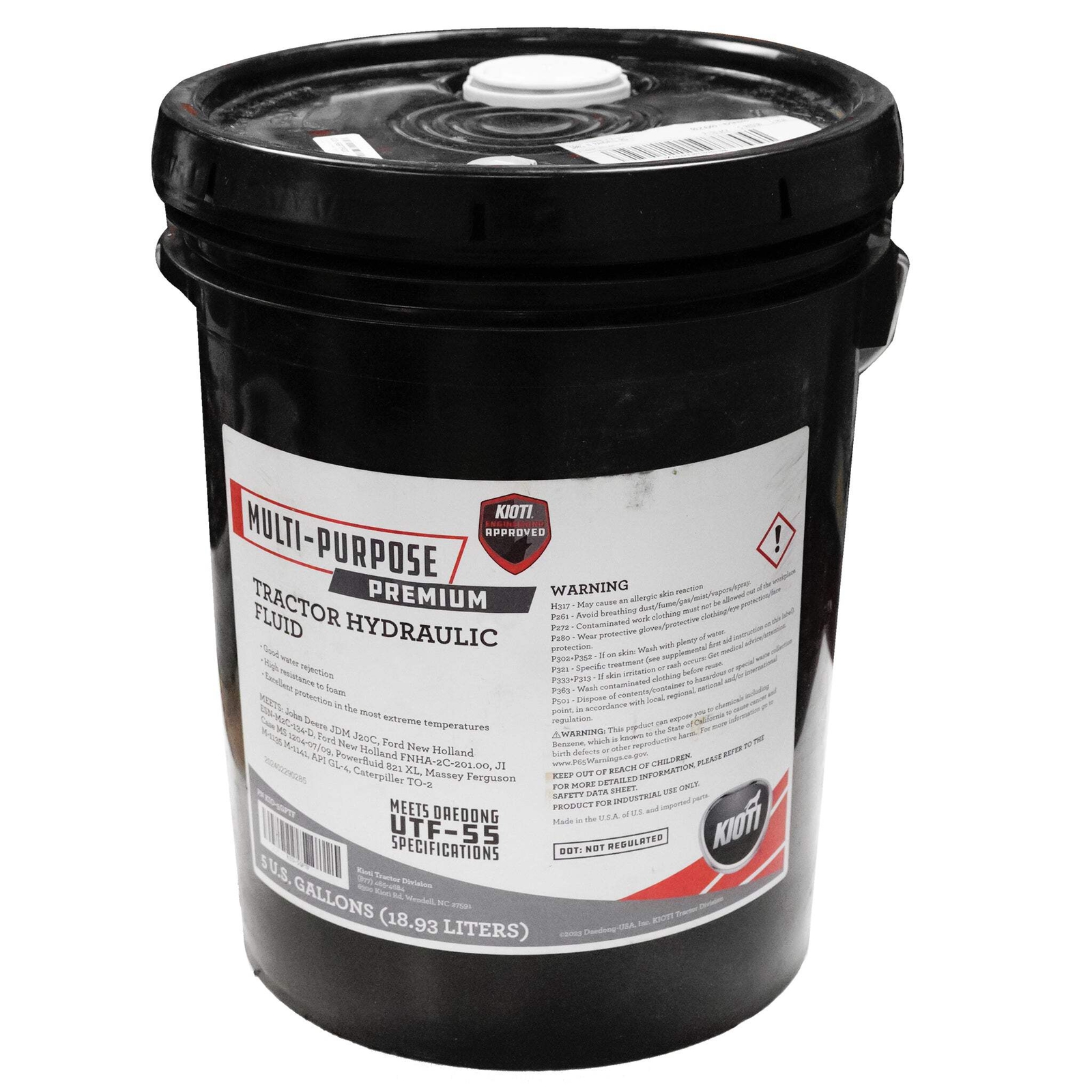 Genuine OEM Kioti KIO-5GPTF Tractor Hydraulic Fluid 5 Gallon | eBay