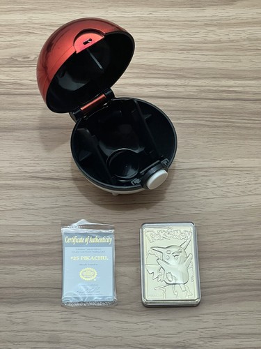 Pokemon 1999 BK Limited Edition 23k Gold Plated Pikachu Card With ...