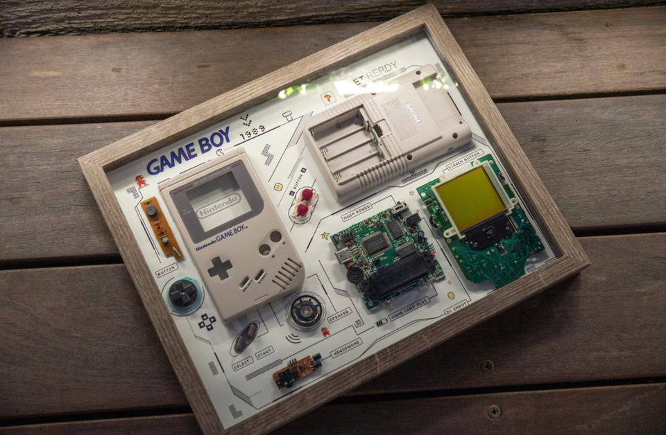 Disassembled Original Gameboy With Frame, Disassemble Gameboy Teardown ...