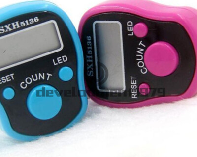 1PCS LED muslim tally counter finger ring hand tally counter digital ...