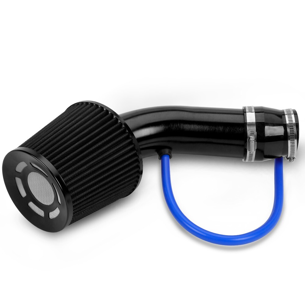 3“/76mm Car Cold Air Intake Filter Induction Kit Pipe Power Flow Hose ...