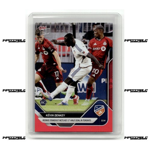 2025 Topps Now MLS - Red #41 Kevin Denkey Rookie /5 Rookie Standout | eBay