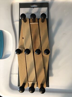 Threshold Rail Accordion Hook Wooden Rack With Mounting Hardware | eBay