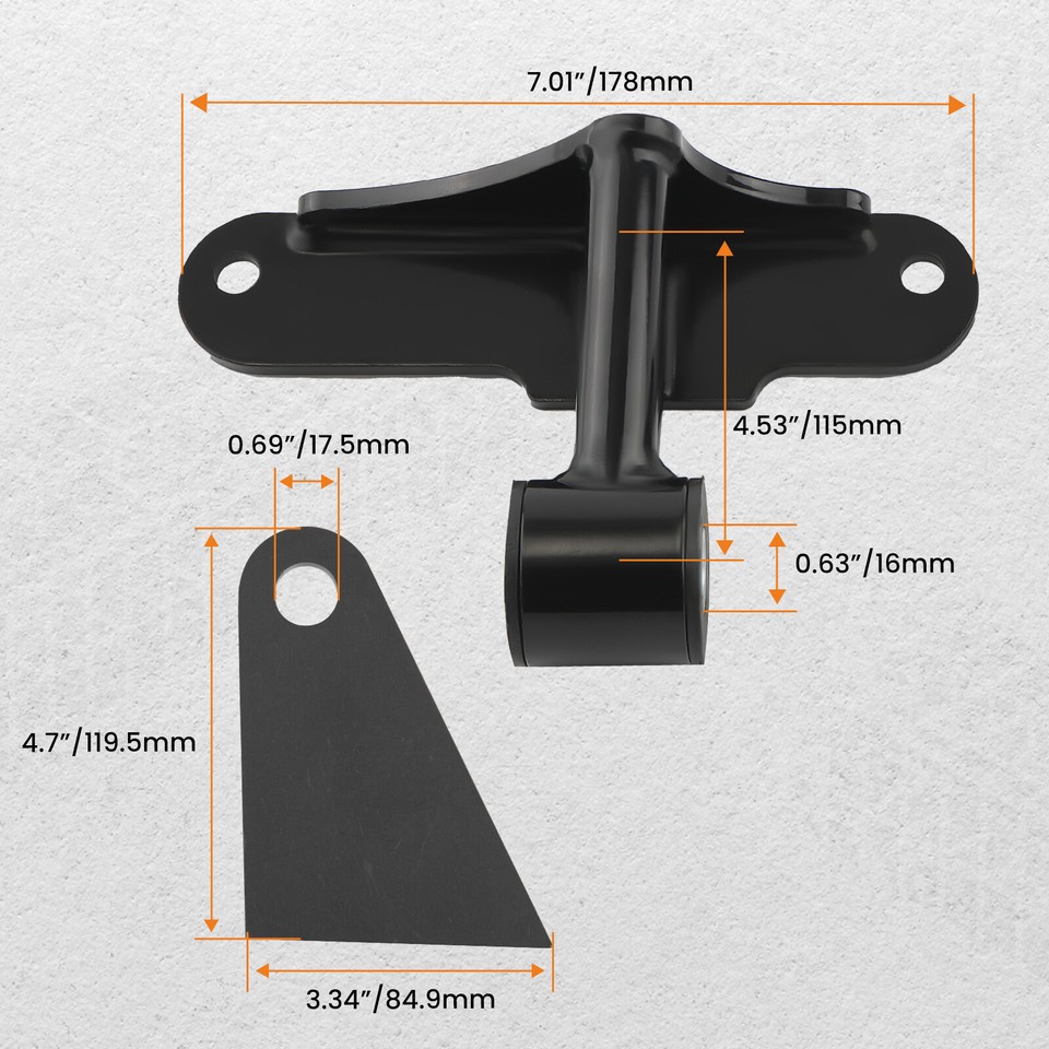 Pair for Ford SBF Small Block 289 302 351W Engine Swap Weld-In Motor ...