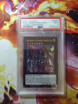 2018 Yugioh DARK ARMED,THE DRAGON OF ANNIHILATION #EN090, PSA GRADED ...